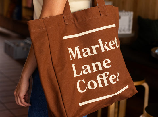 Organic Cotton Market Lane Tote Bag | Market Lane Coffee